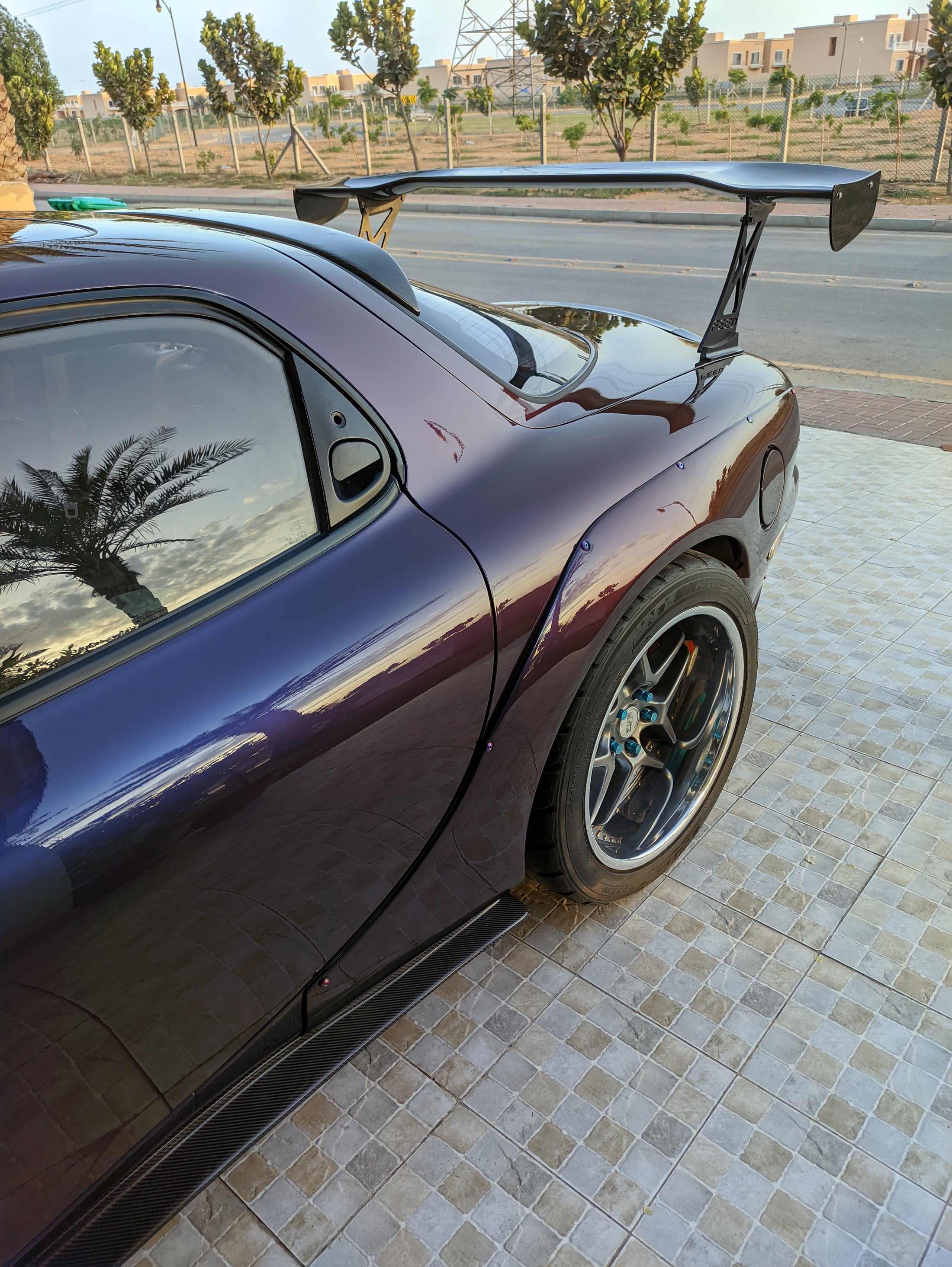 Roof Spoiler Carbon for RX7 FD – ZK Motoring